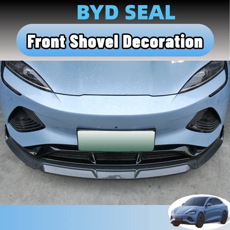 Byd seal Front Bumper Lip Air Splitter Car Body Kit Spoiler Black ...