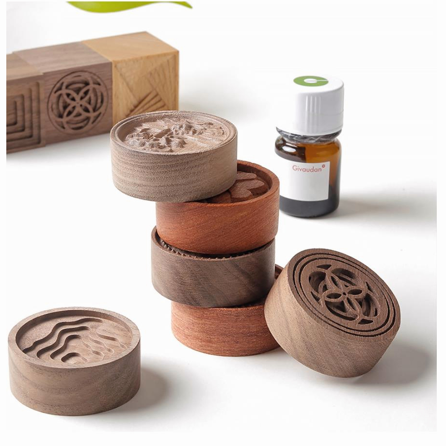 Natural Wood Aromatherapy Diffuser Essential Oil Air Freshener Home ...