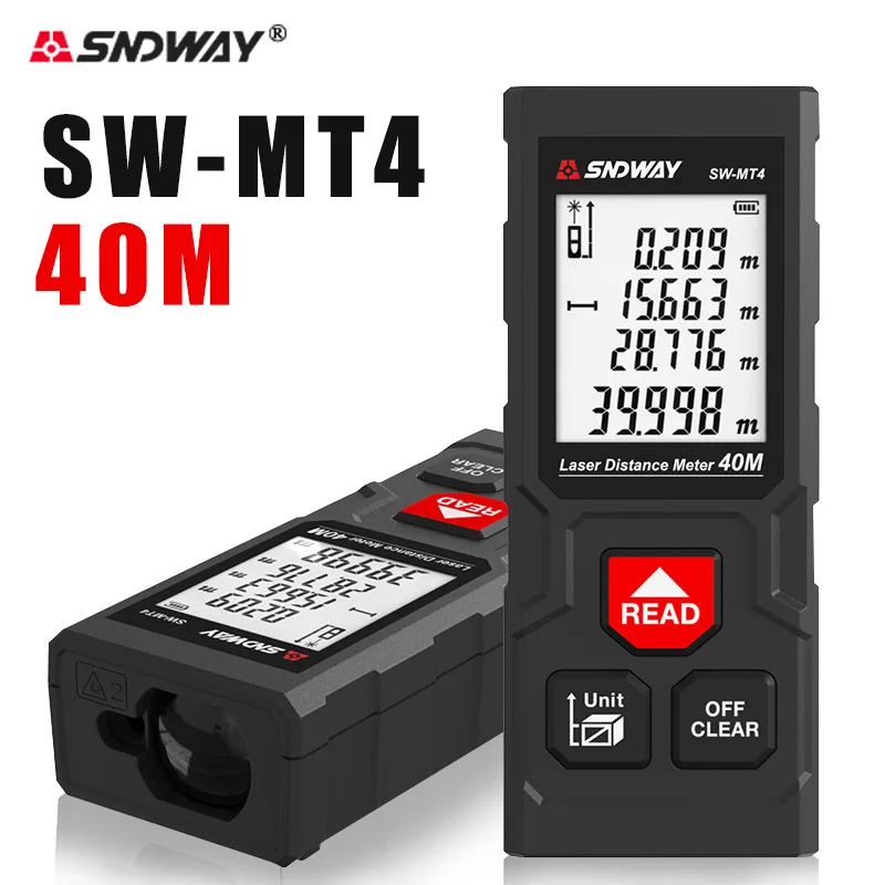 SNDWAY SW-MT4 Laser Distance Meter 40M SNDWAY Rangefinder | Shopee Malaysia