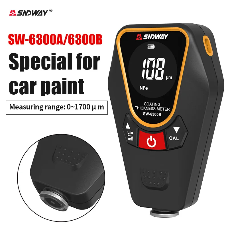 SNDWAY SW-6300A SW-6300B Coating thickness tester Paint film tester ...