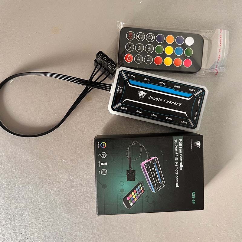 Jungle Leopard Prism GEN4 Pro RGB CPU Fan 6PIN 120mm Infinite Mirror ...