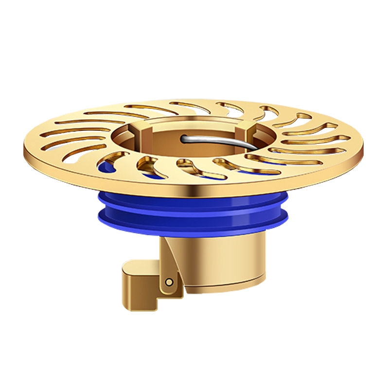 Core Brass Anti-Odour Seal Plug Sewer One Way Drain Valve Bathroom ...