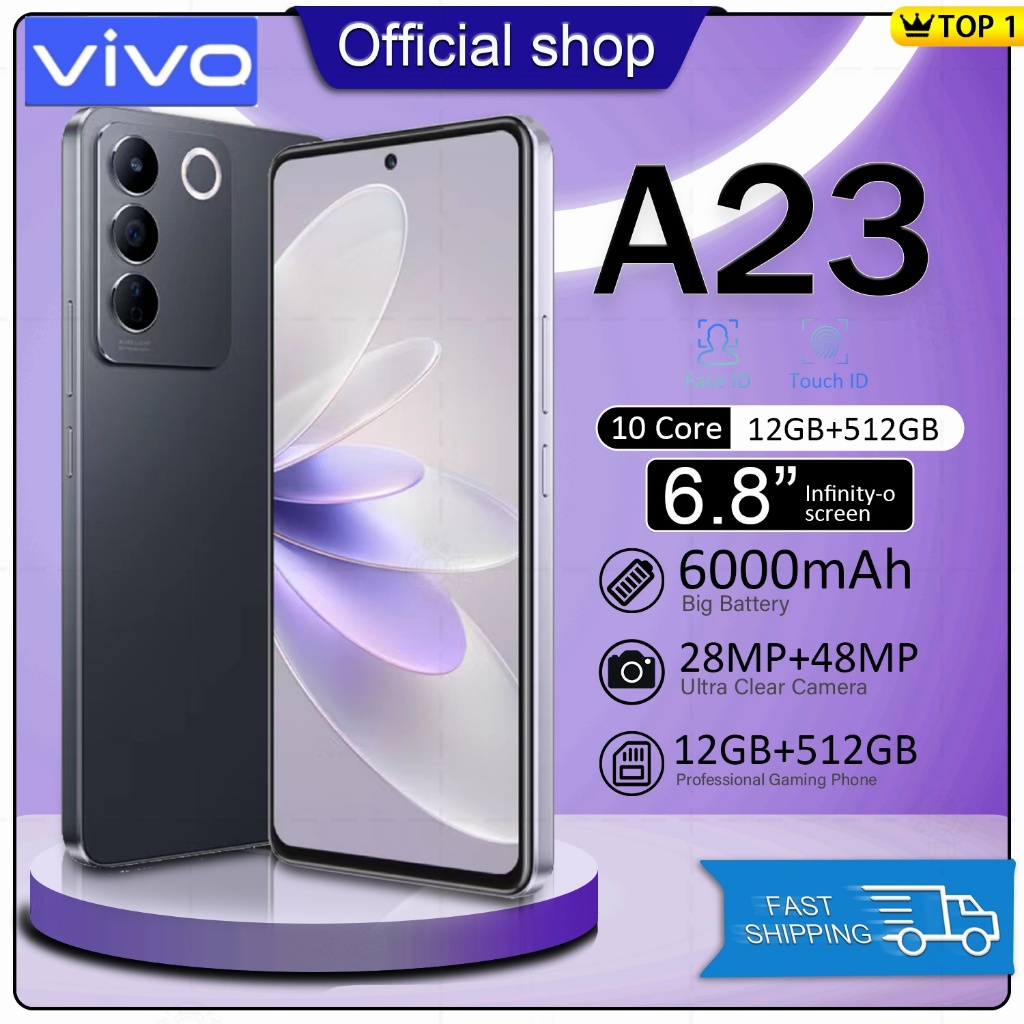 [COD] VIVQ A23 telefon pintar serba baharu 12GB RAM + 512GB ROM ...