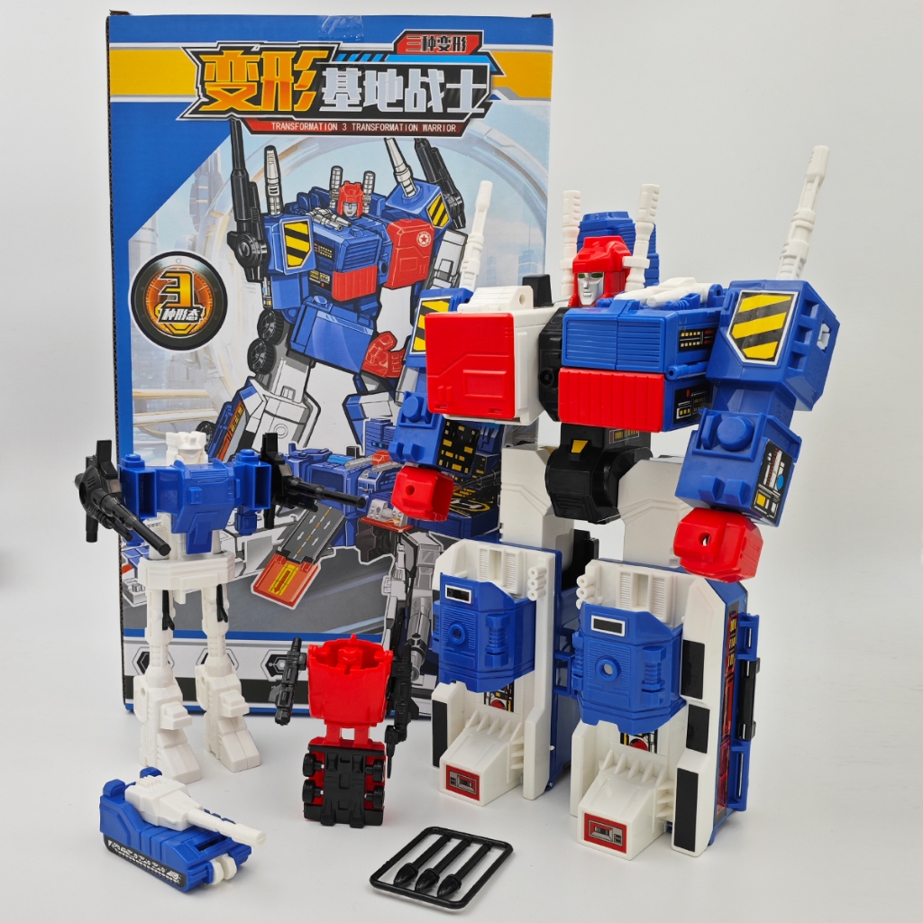 Transformation Metrotitan Blue Metroplex Ko G1 Three Transformations ...