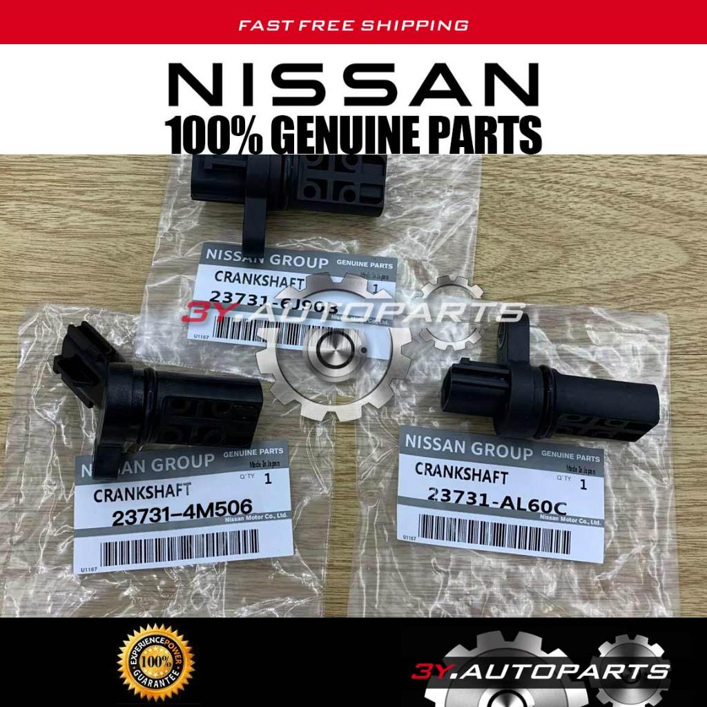 New GENUINE Camshaft/Crankshaft Position Sensor (3pcs) Infiniti Nissan ...