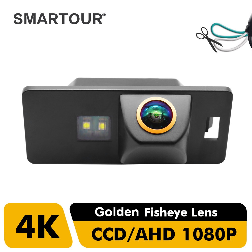 180 Degree AHD 1920x1080P Fisheye Lens Rear View Camera For Audi TT/TTS ...