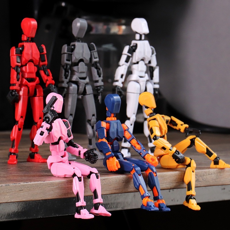T13 Robot Dummy 13 Action Figure Toy 3D 13 Doll Movable Joint Model ...