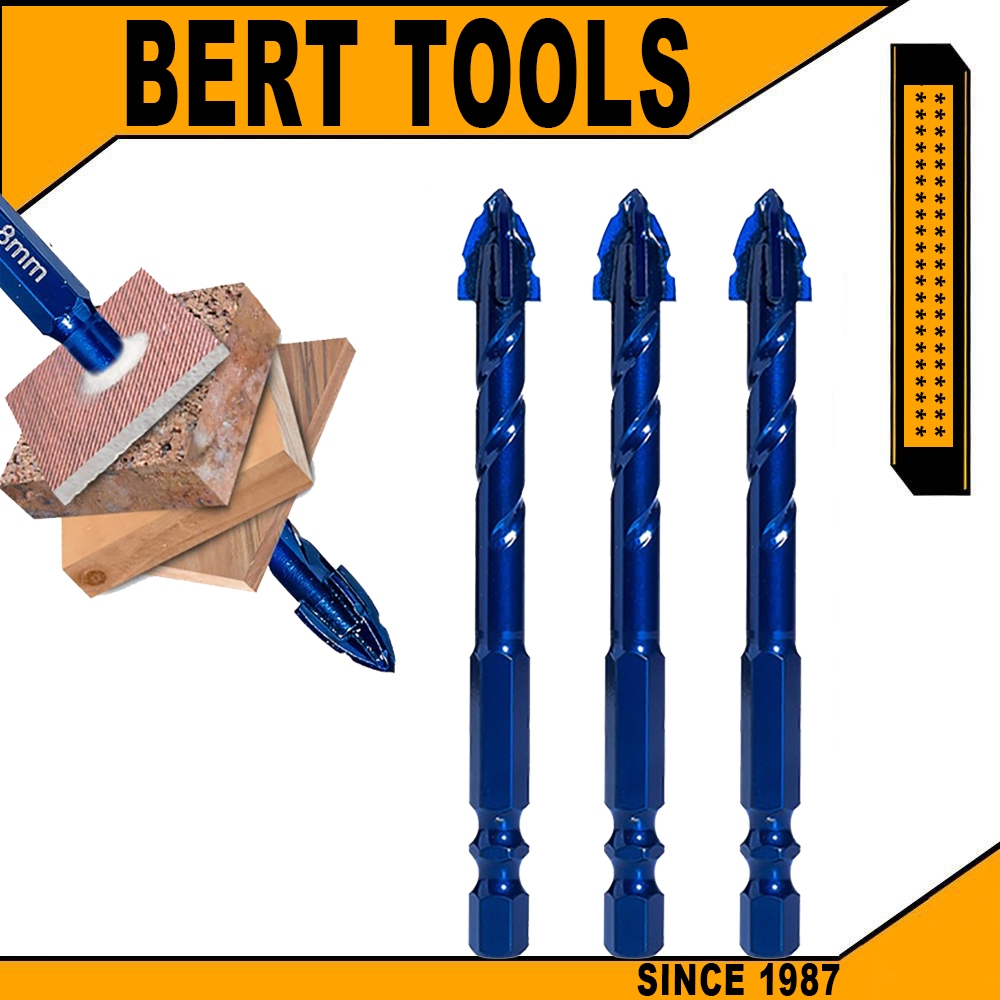 BERT🇲🇾｜NEW Drill Bits 6-14mm Tile and Glass Tile Drill Bit Set Multi ...