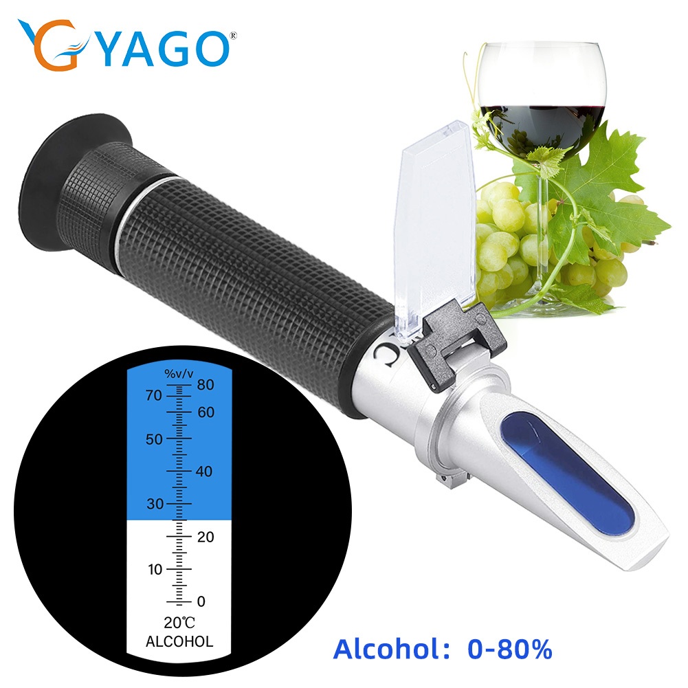 Yago Handheld Refractometer Refractometer Alcohol Concentration Meter ...