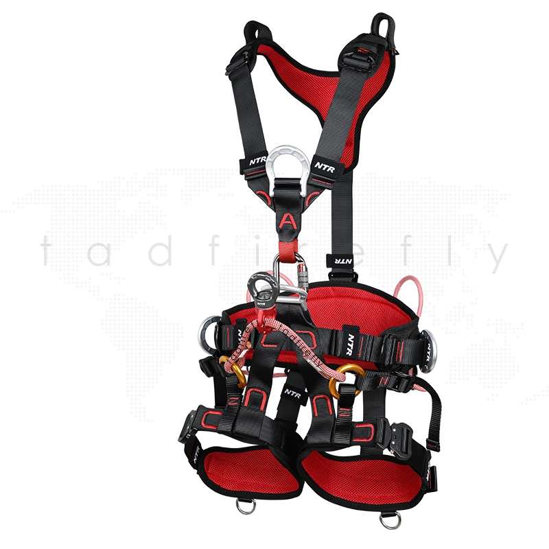 Rope Access Full Body Harness SRT Fall Arrest Equipment Rescue Tree Climbing Rigging Harnesses ...