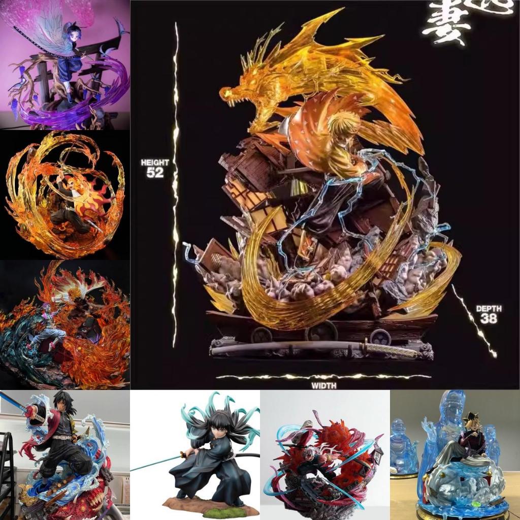 Blind Box lucky Bag Demon Slayer Figure Agatsuma Zenitsu Uzui Tengen ...