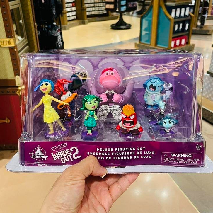 Disney Inside Out 2 doll decoration set, Joy and Sadness cartoon doll ...