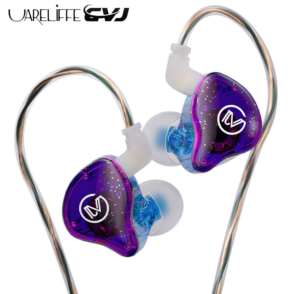 Uareliffe CVJ SD1 Headset 10mm Dynamic HiFi In-ear Monitor Earphone HD ...