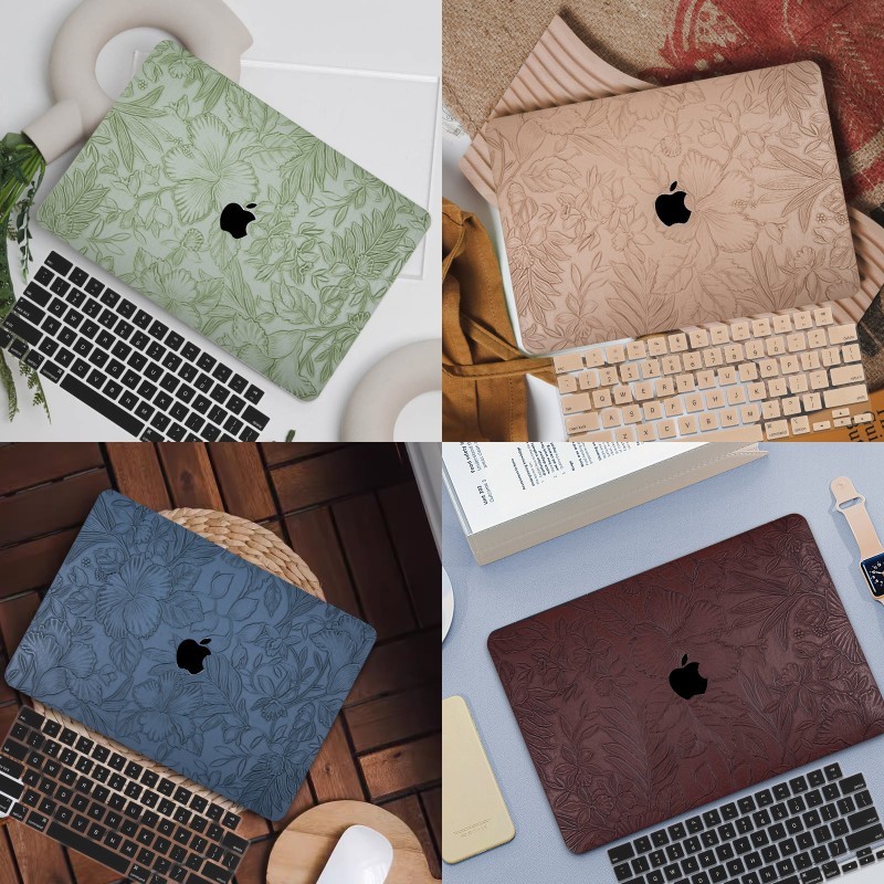 New 3D relief Case for 2024 Macbook air 13 M3 Case A3113 A3114 Air 15 ...