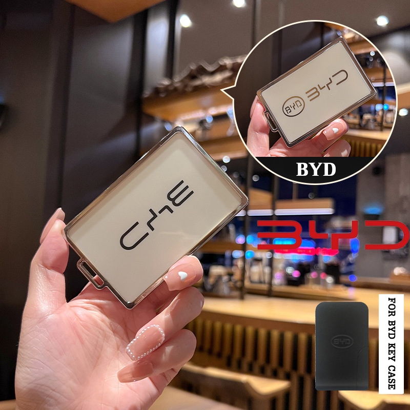 BYD NFC TPU Key Cover Holder Keychain Protector For Remote Key Case BYD ...