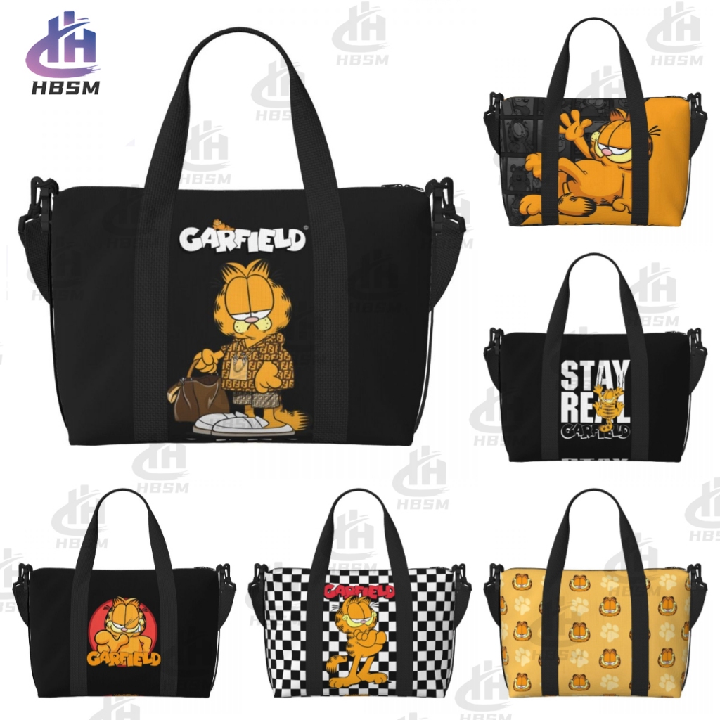 Garfield Travel luggage bag men and women large capacity tote bag ...