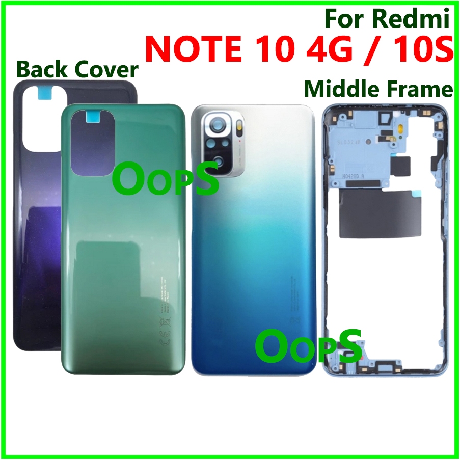 Back Housing Frame For Redmi NOTE 10 4G / NOTE 10S Middle Frame Back ...