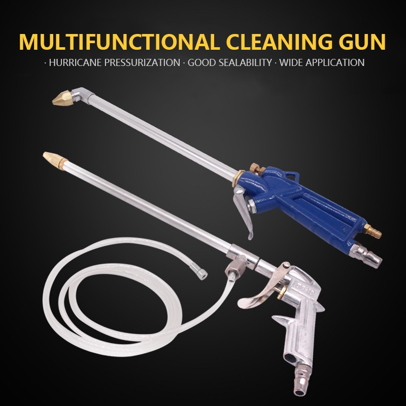 2 In 1 Pneumatic High Pressure Water/Air Gun Car Engine Oil Cleaning ...