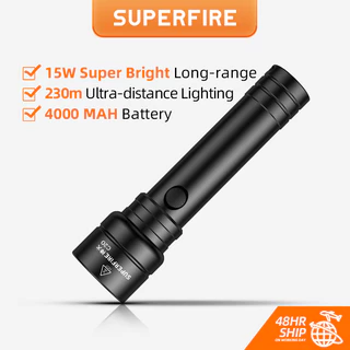 SUPERFIRE flashlight manufacturers Online, July 2024 | Shopee Malaysia