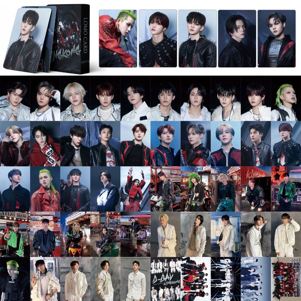 55pcs/box TREASURE MOVE Album Laser HOLOGRAM Photocards Hyunsuk Jihoon ...