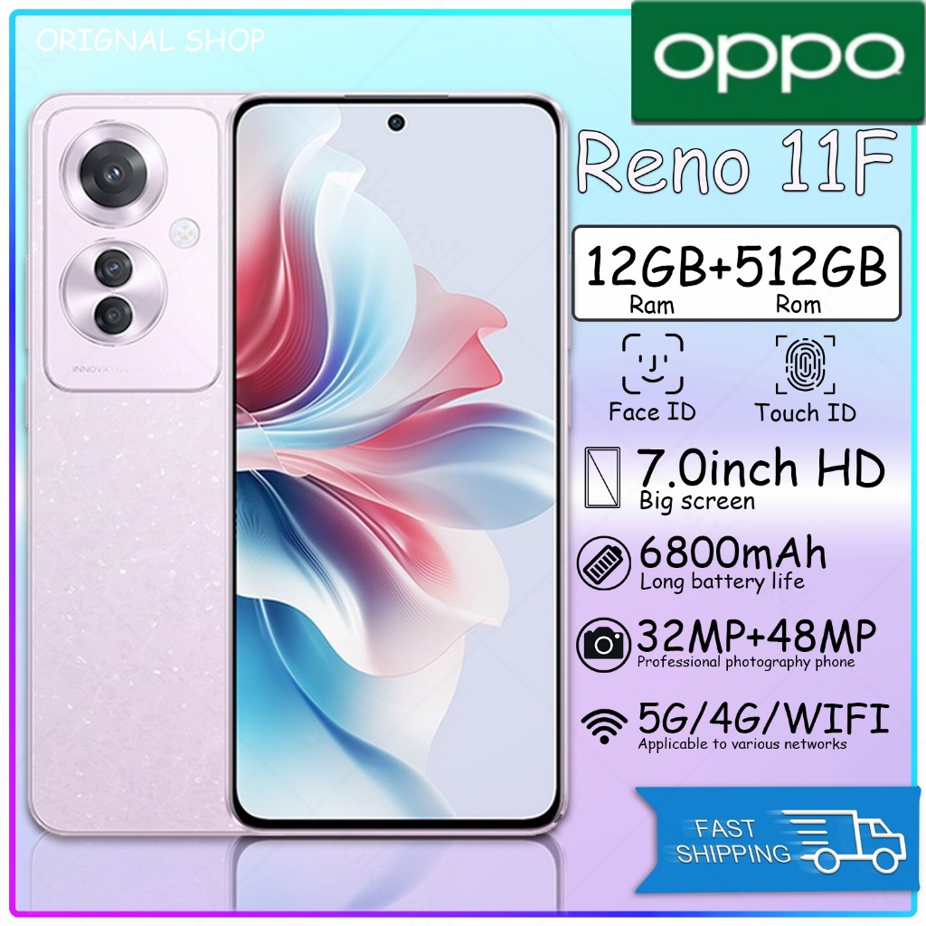 [COD] OPP0 Reno 11F telefon pintar serba baharu 12GB RAM + 512GB ROM ...