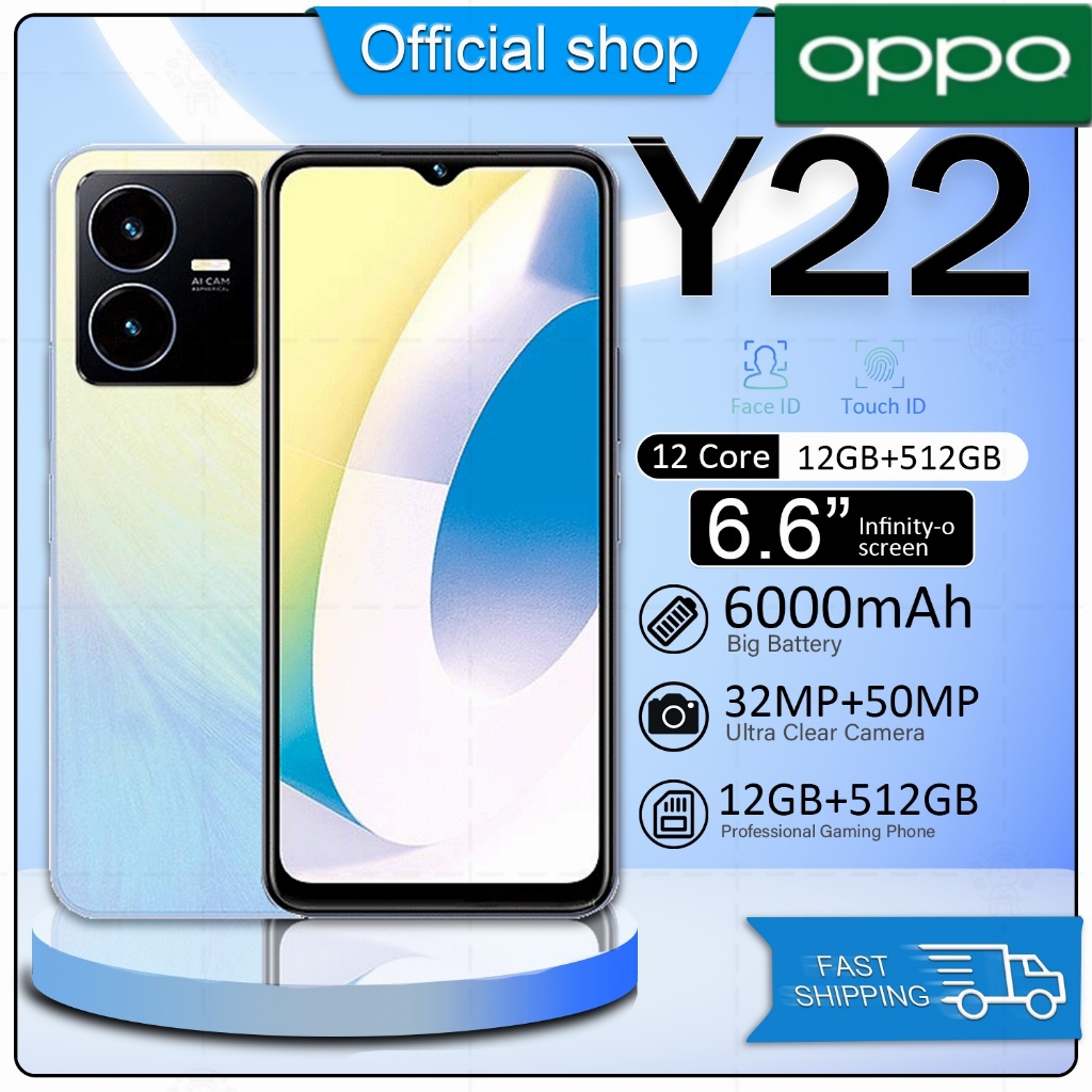 [COD] OPP0 Y22 Telefon pintar serba baharu 12GB RAM + 512GB ROM ...