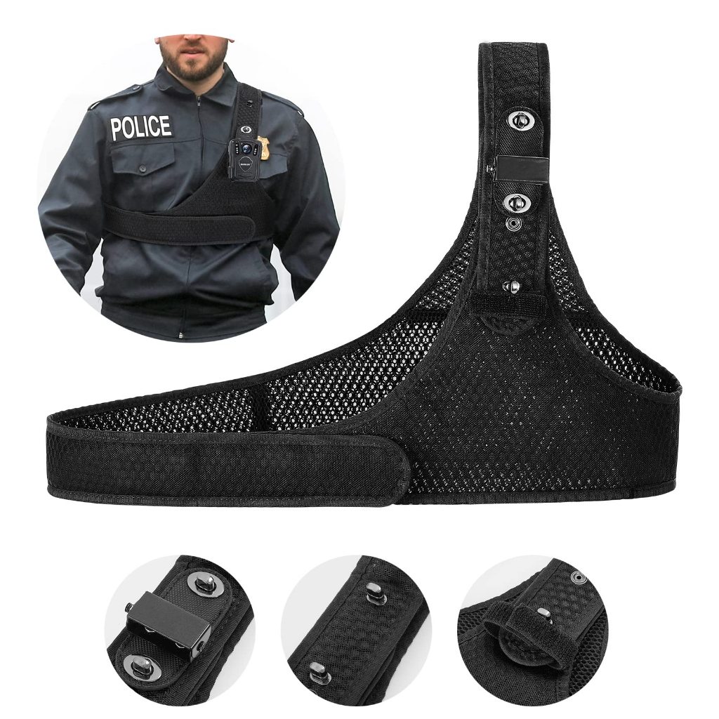 BOBLOV Body Camera Mount, Chest Vest, Single/Dual Shoulder Vest for All ...