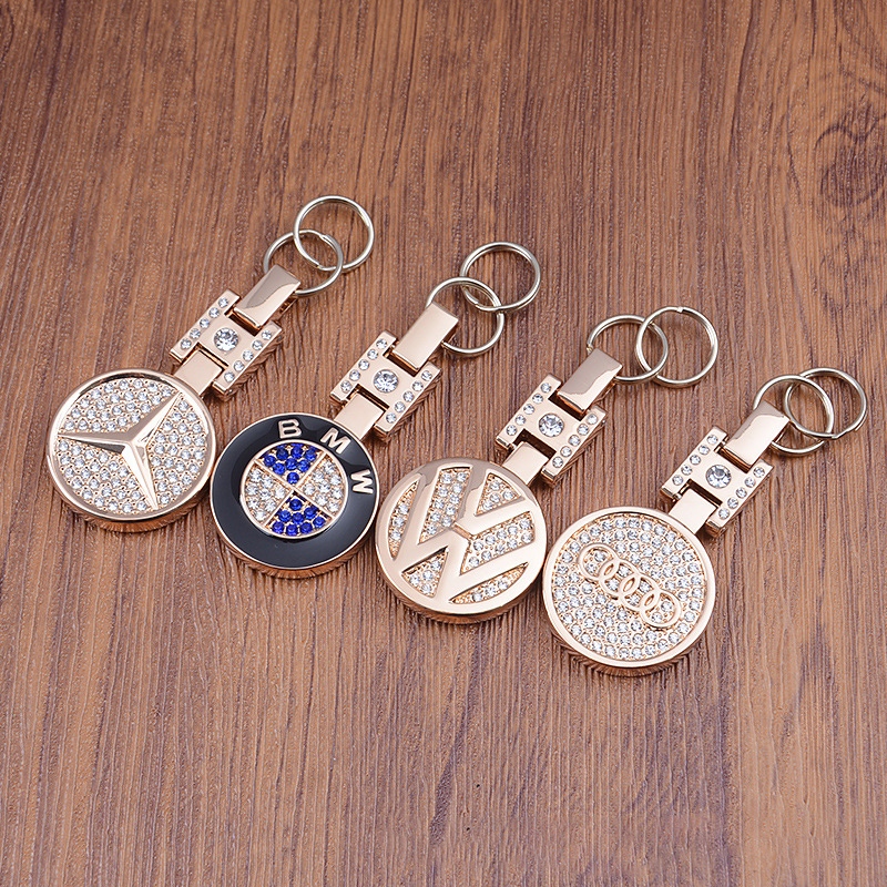 Auto Car keychain Gold Silver LOGO For Toyota/Honda/Nissan/BYD/BMW ...