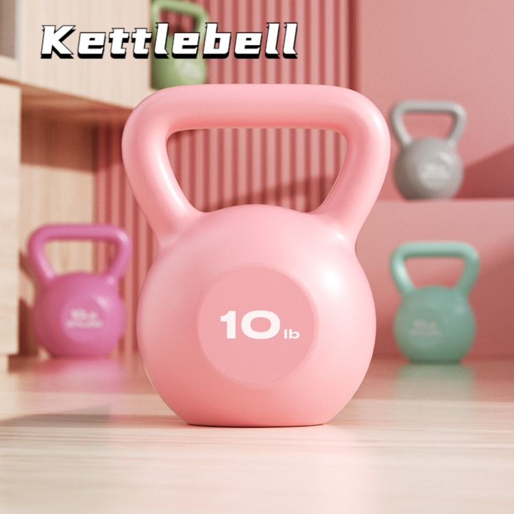 5Lbs/10Lbs/15Lbs/20Lbs Kettlebell Set PVC Coated Candy Colored ...