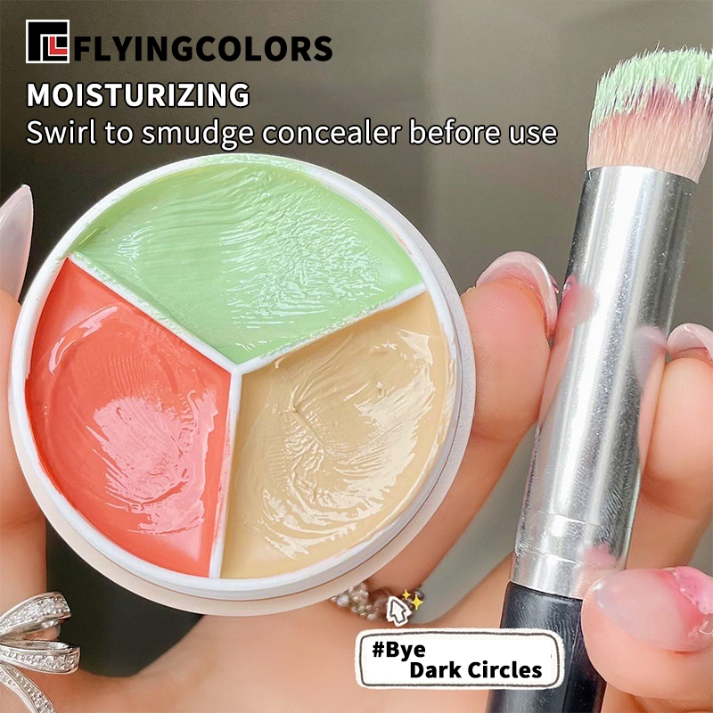 FLYINGCOLORS Concealer Full Coverage Cream Concealer Palette Red ...
