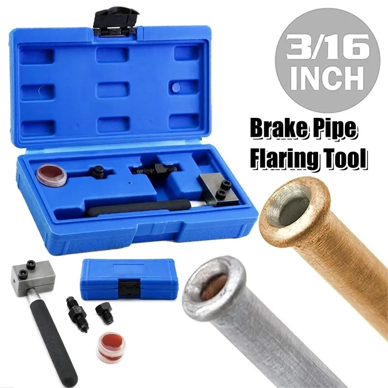 3/16 inch Double Flaring Tool Brake Pipe Flaring Tool Kit Hand Held ...
