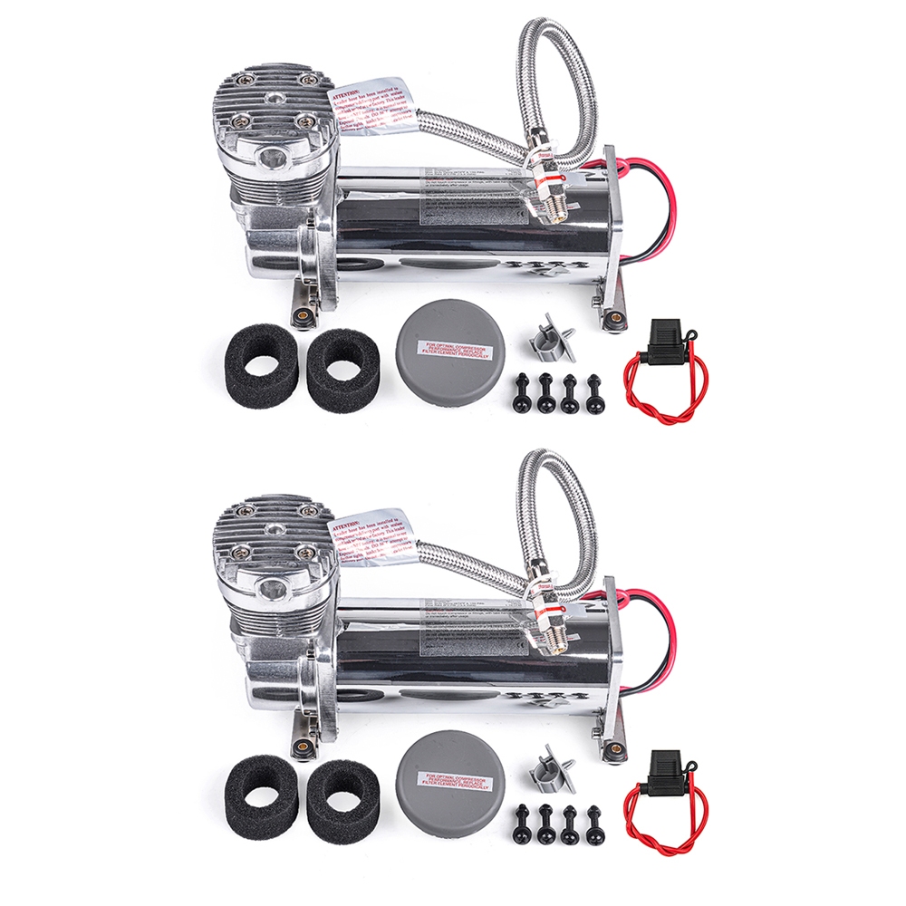 2pcs Universal 1/4NPT or 3/8NPT 200PSI DC 480C 12V Car Air Suspension ...