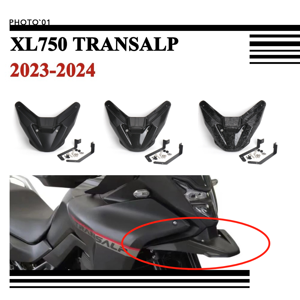 PSLER For Honda XL750 Transalp Winglet Front Fender Fairing Cover Wing ...