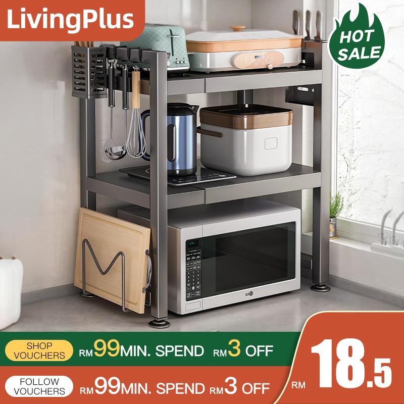 Microwave Rack Oven Rack Kitchen Organizer Multi-layer Kitchen Rack ...