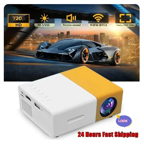 YG300 MINI Projector Portable Home Theater Smart TV Laser Beamer 3D ...