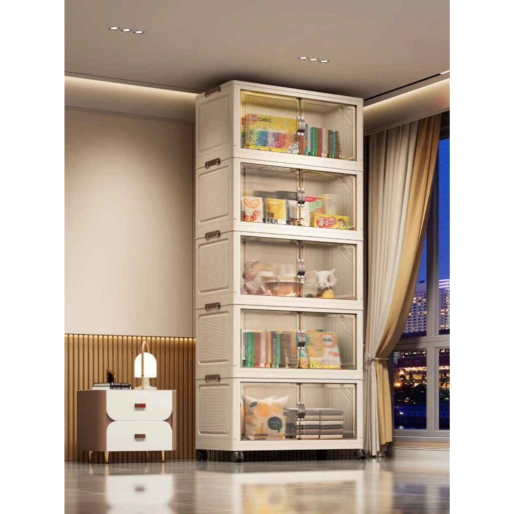 L48/L37/L57/L67cm (1-6 Layers) Multipurpose Double Doors wardrobe ...
