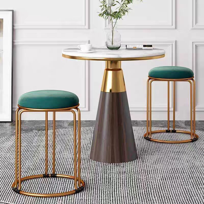 Light luxury stool wholesale household chair stackable round stool ...