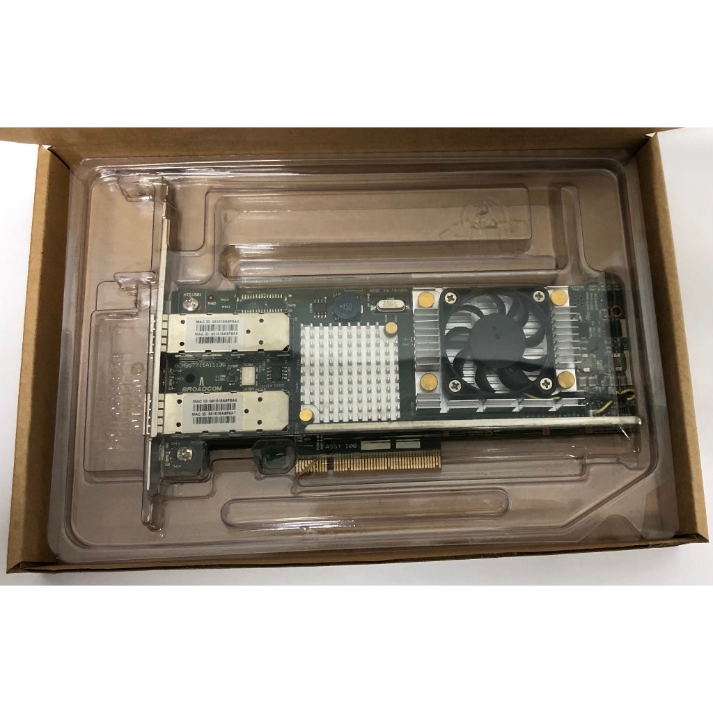 KJYD8 Dell Broadcom BCM957711 Dual Port 10gbe Ethernet Network Adapter ...