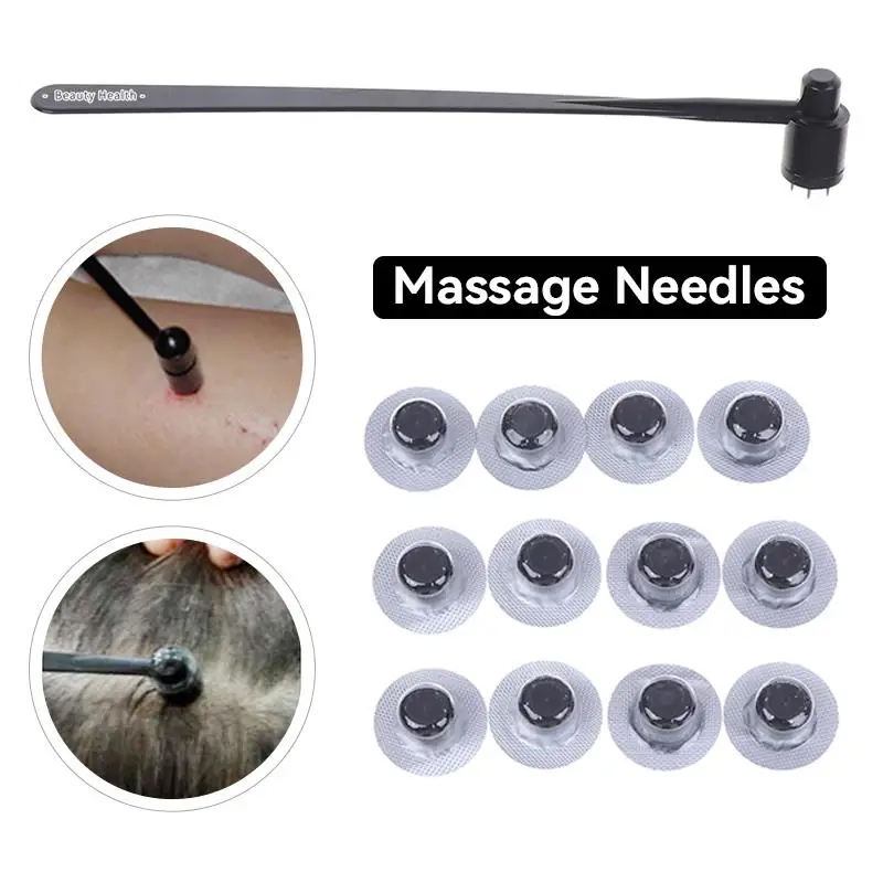 Single Head Chinese Acupuncture Needle Needle Seven Star Dermal Needle ...