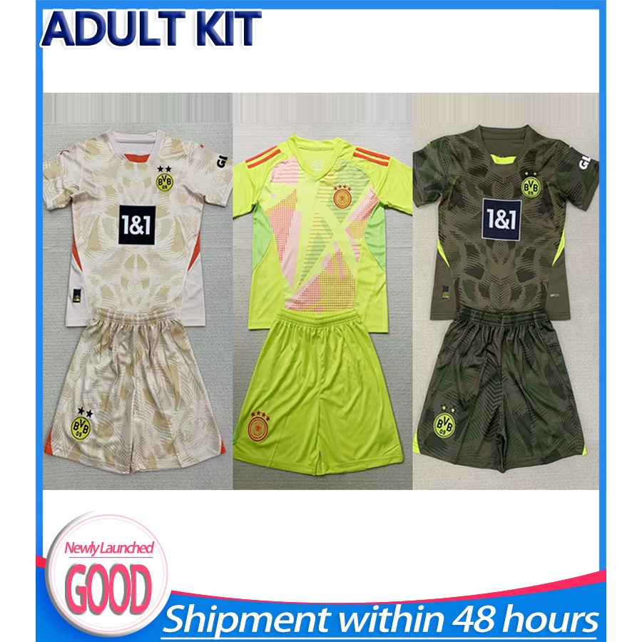 【Adult suit】2024 25 Dortmund Germany goalkeeper Kits Soccer Jerseys ...