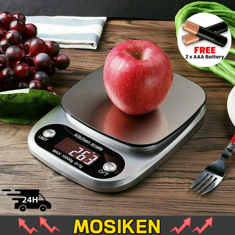 Digital LCD Scale High Precision Electronic Kitchen Weighing Scale Food ...