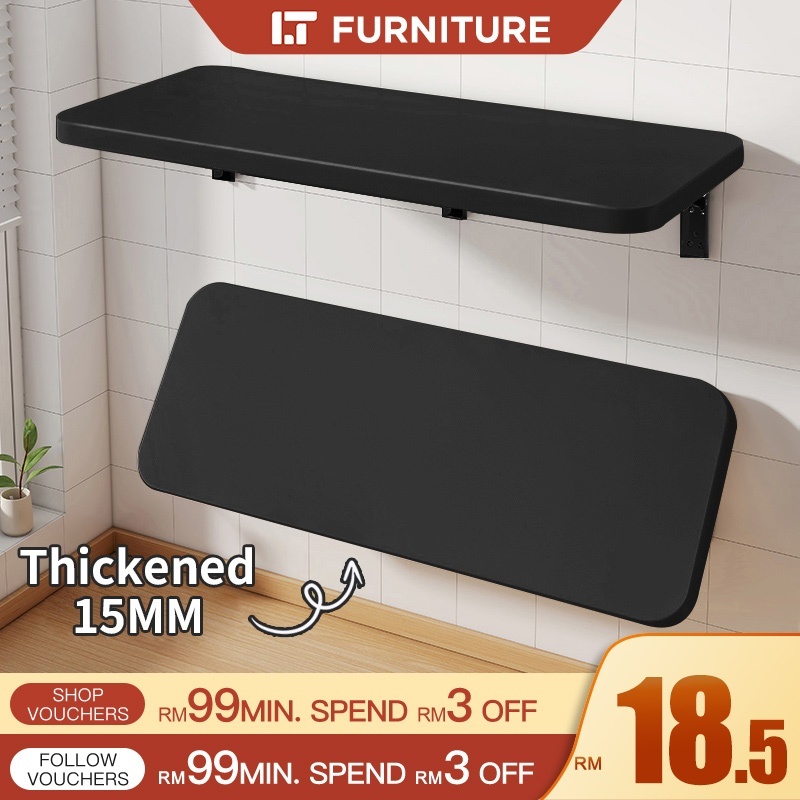 Foldable Table 40/60/80/100/120CM Office Table with Bracket Floating ...