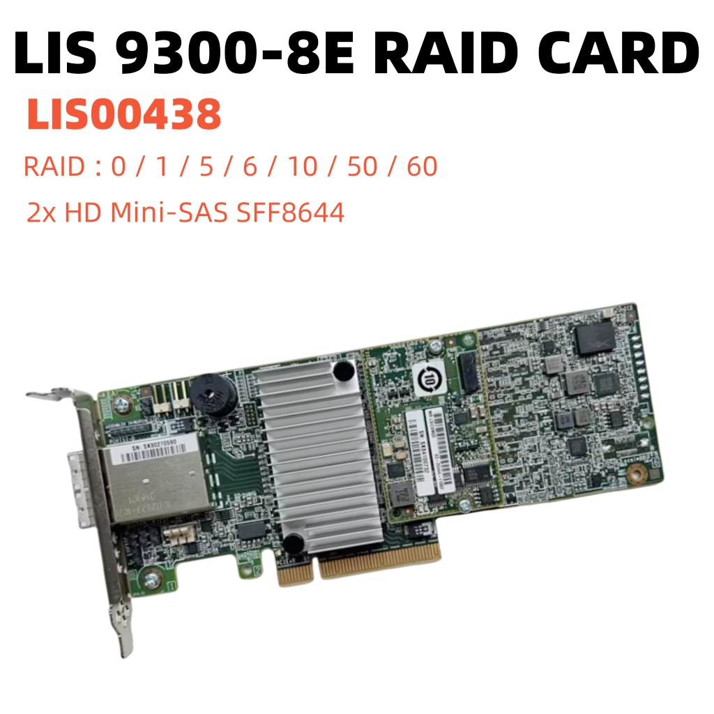 Lsi MegaRAID SAS 9380-8e 12Gb 1G Slow Memory 8 Port External Array Card ...