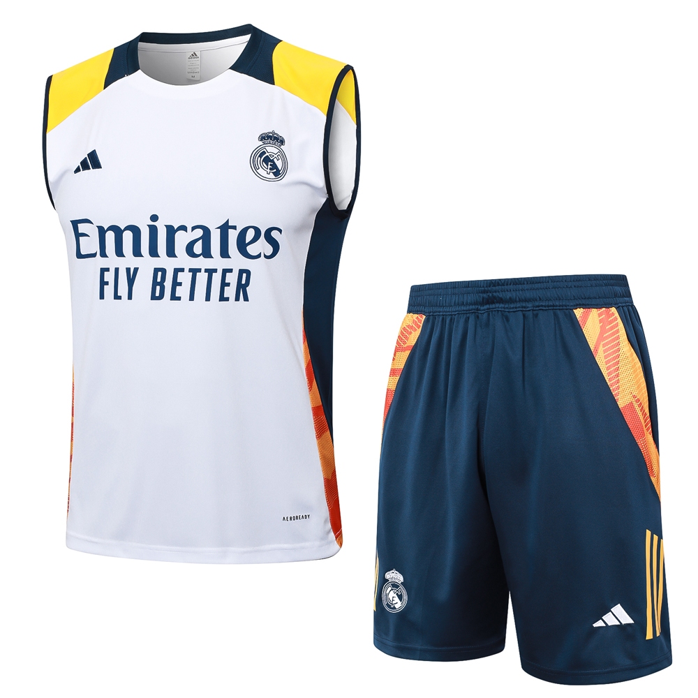 2024-25 Season Real Madrid Training Jersey Sets Football Sports Vest ...