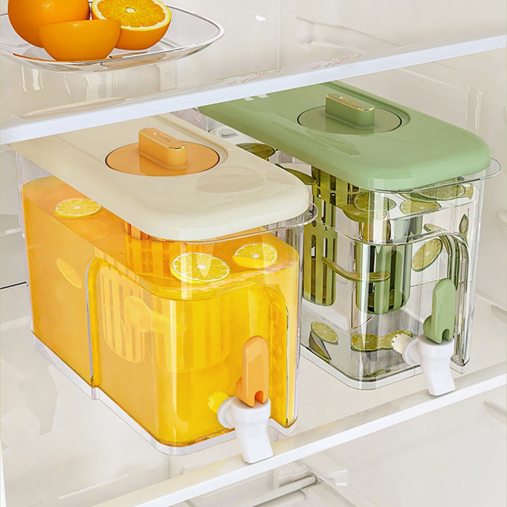 4L Cold Drink Kettle with Faucet Water Jug Water Tank Drink Dispenser ...