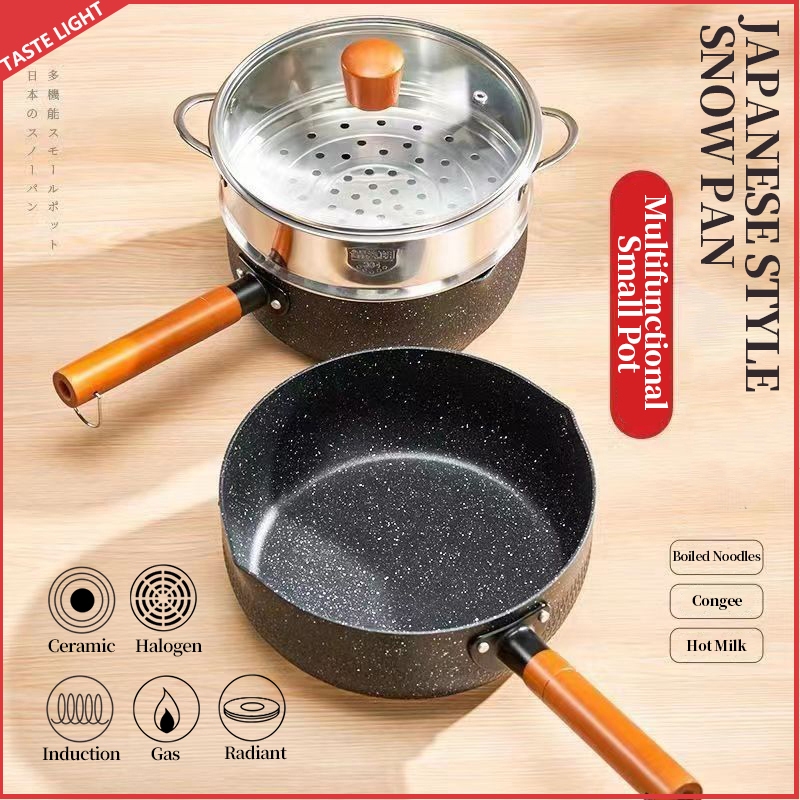 Japanese Snow Pan Granite Non-Stick Pot Milk Pot Cooking Pot Baby Food ...