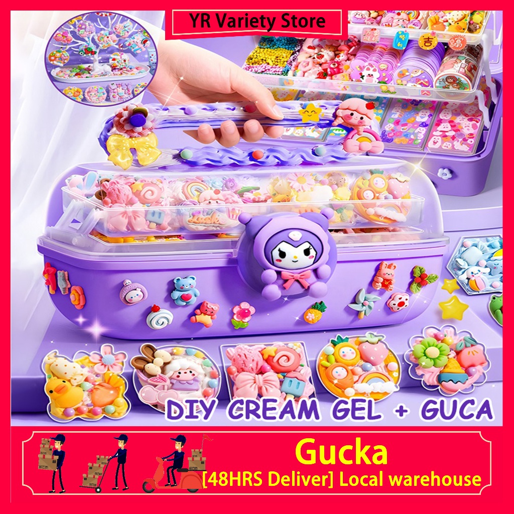 ♛KIDS Gifts Birthday gift 1008PCS 3layer Box Complete Set GuKa Lacquer ...