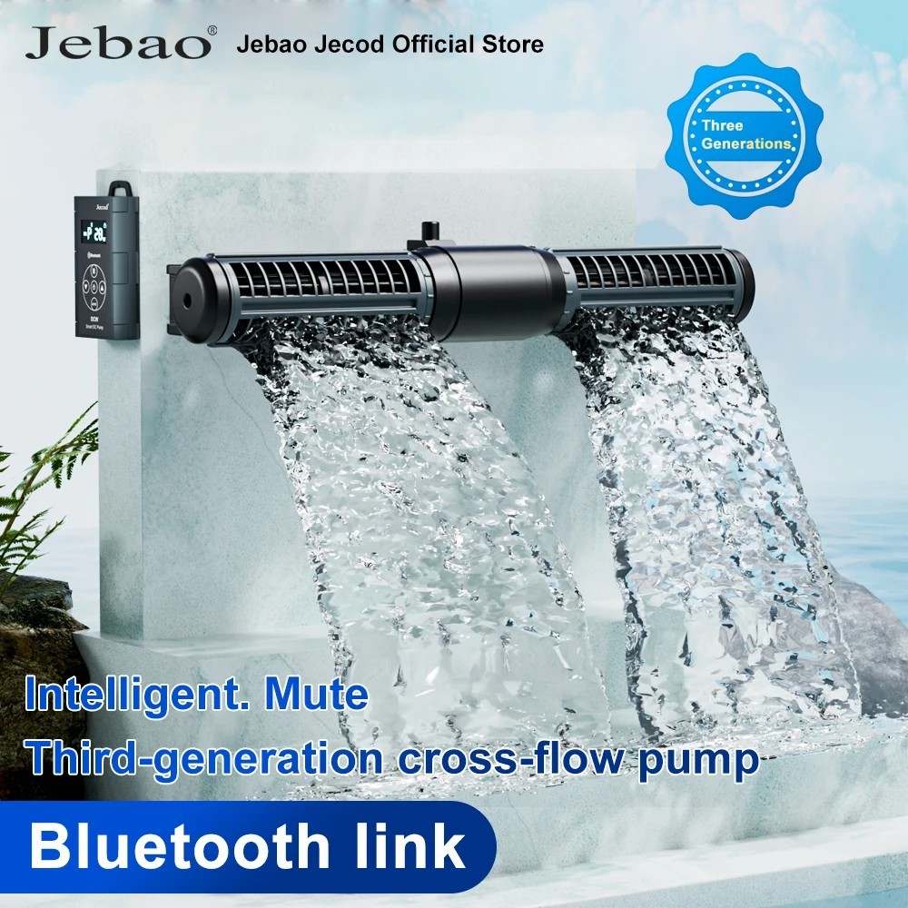 Jebao Jecod New Bluetooth Cross-flow Pump Aquarium Fish Tank Circulating Flow Pump Frequency ...