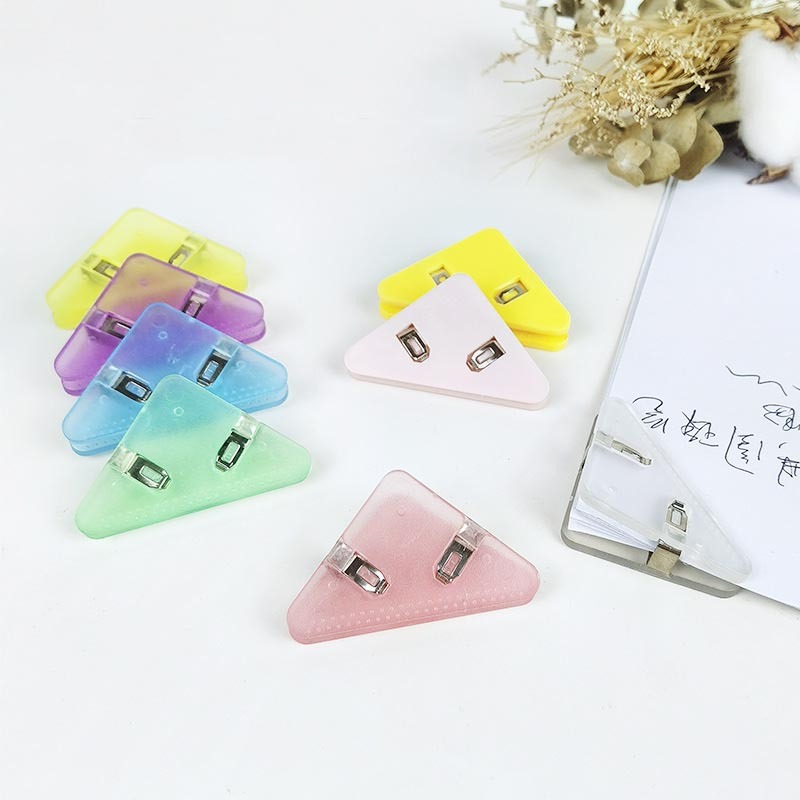 Colorful Right Angle Clamp Student Book Corner Clip | Shopee Malaysia