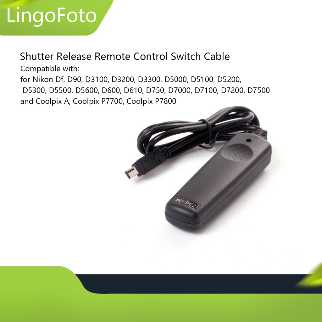 Shutter Release Remote Control Switch Cable for Nikon Df D90 D3100 ...